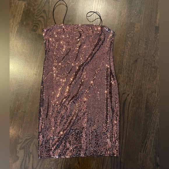 ASOS | Dresses | Nwt Asos New Look Sequin Jersey Mini Dress | Poshmark